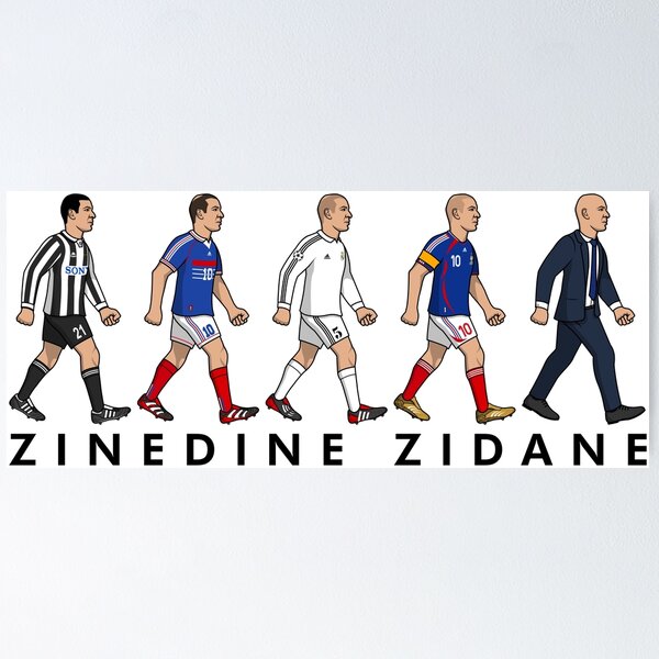 "Zinedine Zidane" Poster for Sale by JACKDesignUK | Redbubble