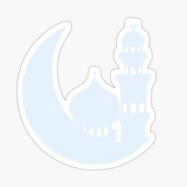 "Mosque crescent " Sticker for Sale by nadiaarsky | Redbubble
