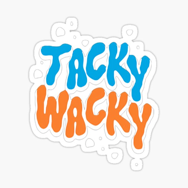"Tiko Merch Tacky Wacky " Sticker for Sale by emileColin | Redbubble