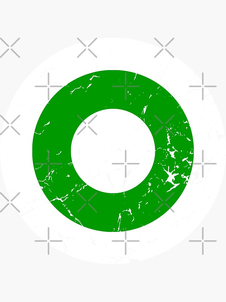 "Vintage White and Green Roundel" Sticker for Sale by Irish-Nostalgia ...