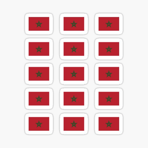 "Morocco - Moroccan Flag Pack" Sticker for Sale by FlagsWorld | Redbubble