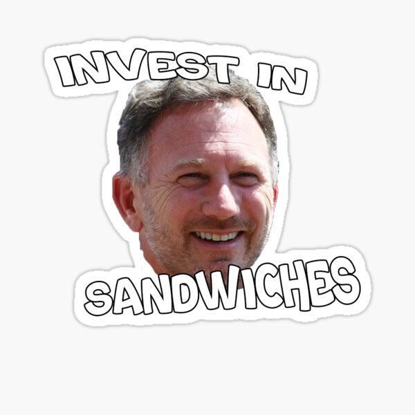 "Christian Horner - Sandwiches" Sticker for Sale by rpstvs | Redbubble