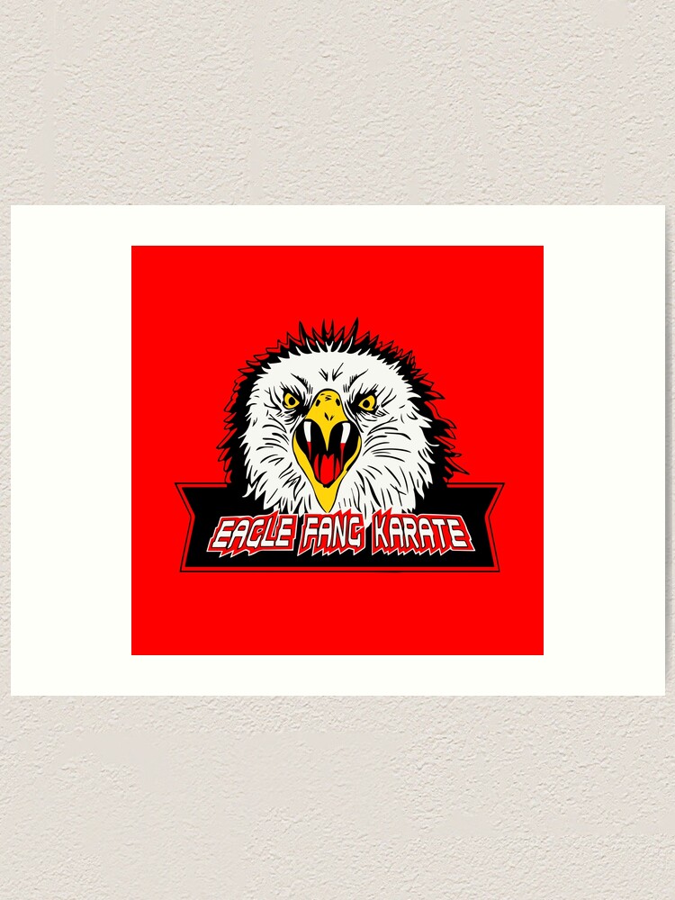 "Cobra Kai Red, Eagle Fang Karate logo" Art Print for Sale by Mohsen-ALyousef | Redbubble