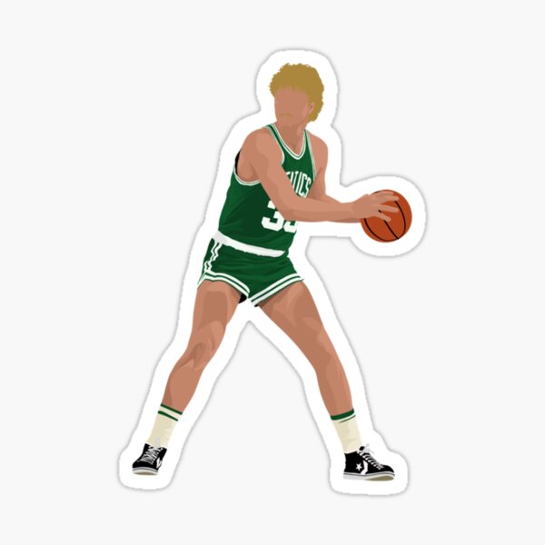 "Larry Bird " Sticker for Sale by DesignsCAMPBELL | Redbubble