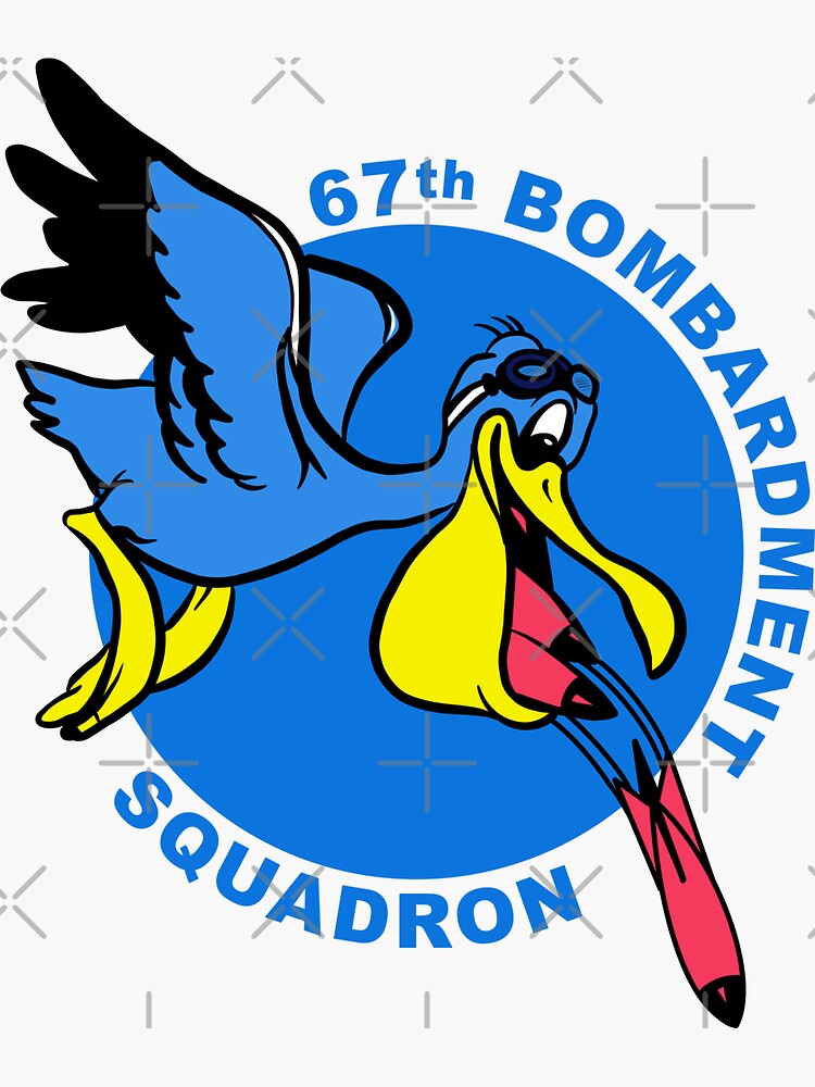 "67th Bombardment Squadron" Sticker for Sale by rogue-design | Redbubble