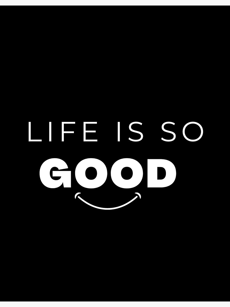 "good friendly logo -life is so good" Sticker for Sale by MR-friend ...