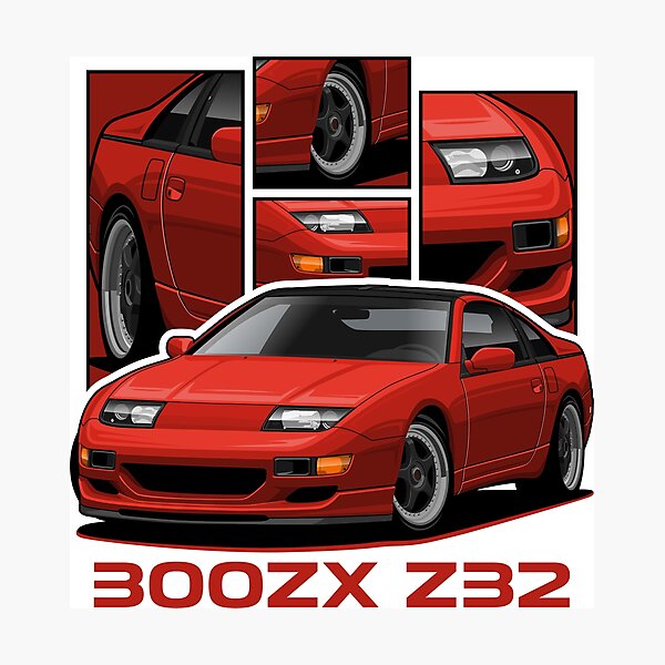 "Nissan 300ZX Z32 " Photographic Print for Sale by haiproject | Redbubble