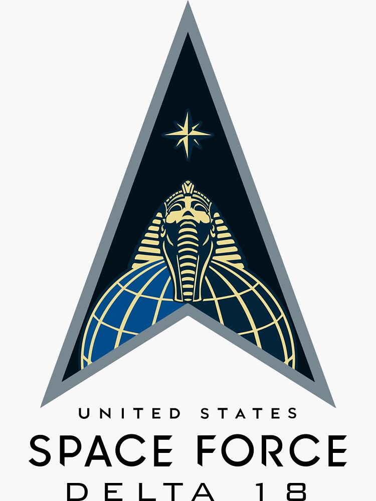 "United States Space Force Delta 18 - Mission Patch" Sticker for Sale ...