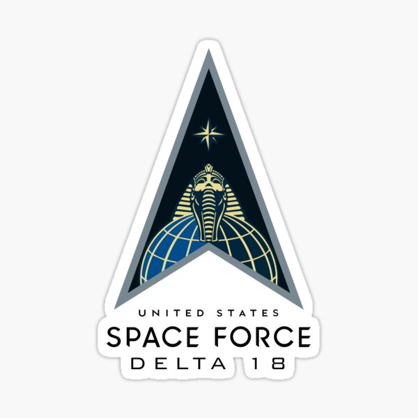"United States Space Force Delta 18 - Mission Patch" Sticker for Sale ...