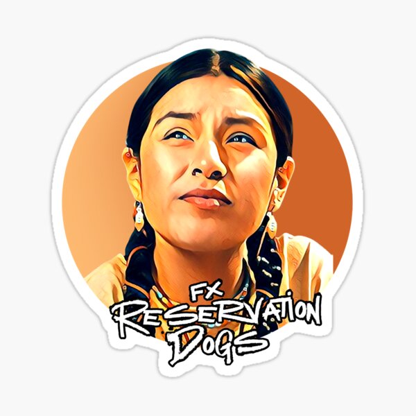 "cheese reservation dogs " Sticker for Sale by RustTypeCo | Redbubble