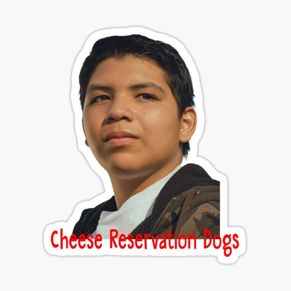 "Cheese Reservation Dogs " Sticker for Sale by RustTypeCo | Redbubble