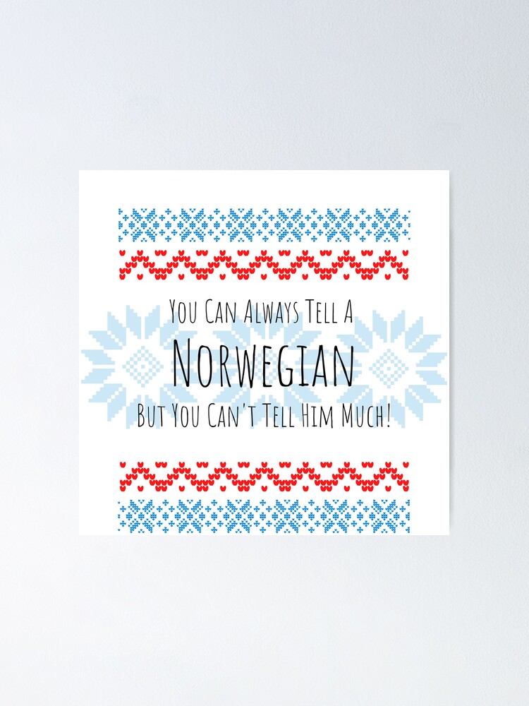"Norwegian Guy" Poster for Sale by amandaline | Redbubble