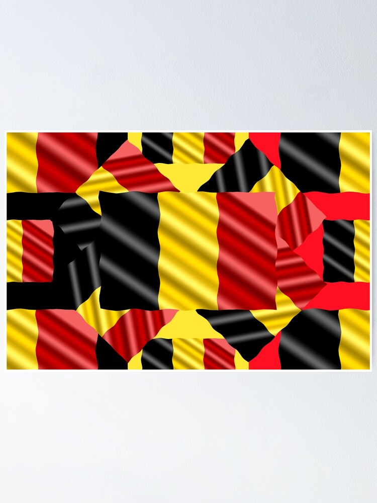 "Belguim Flag" Poster for Sale by Cozwins | Redbubble