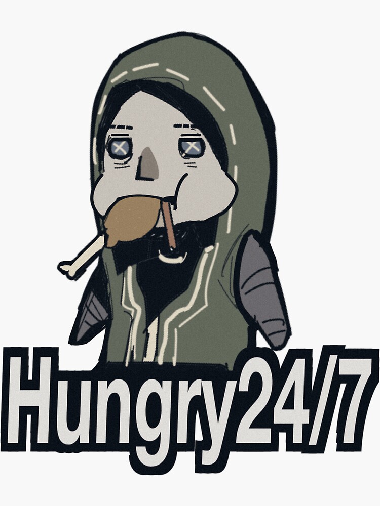"Idv Hungry Naib" Sticker for Sale by Rain5rain5 | Redbubble