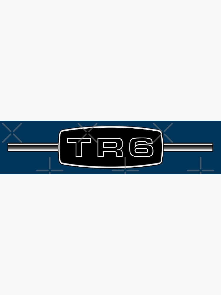 Tr6 Logo Triumph TR6 Sports Car Garage Sign Wall Art Graphic Sticker