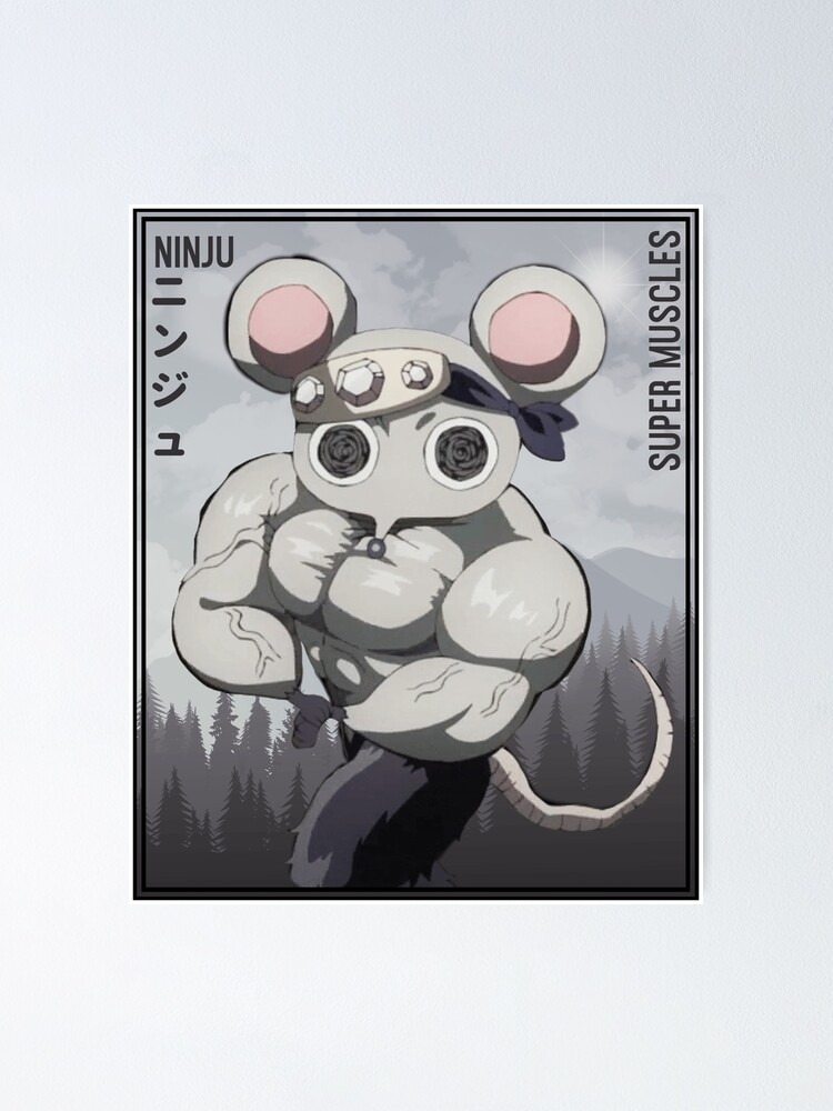 "Ninju Buff Mice | Demon Slayer Kimetsu no Yaiba " Poster for Sale by B ...