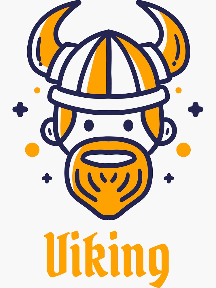 "Brave Viking" Sticker for Sale by StarLordScuz | Redbubble