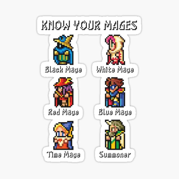 "Know Your Mages" Sticker for Sale by inotyler | Redbubble