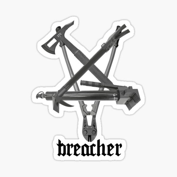 "Breacher" Sticker for Sale by OrGozlan | Redbubble