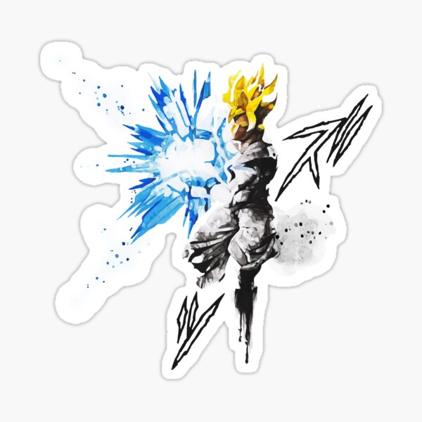 "Goku super saiyan THE ONE series" Sticker for Sale by W-A-P | Redbubble