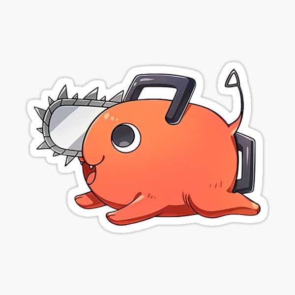 "Chainsaw Man Pochita Kawaii" Sticker for Sale by MahouAnimeStore ...