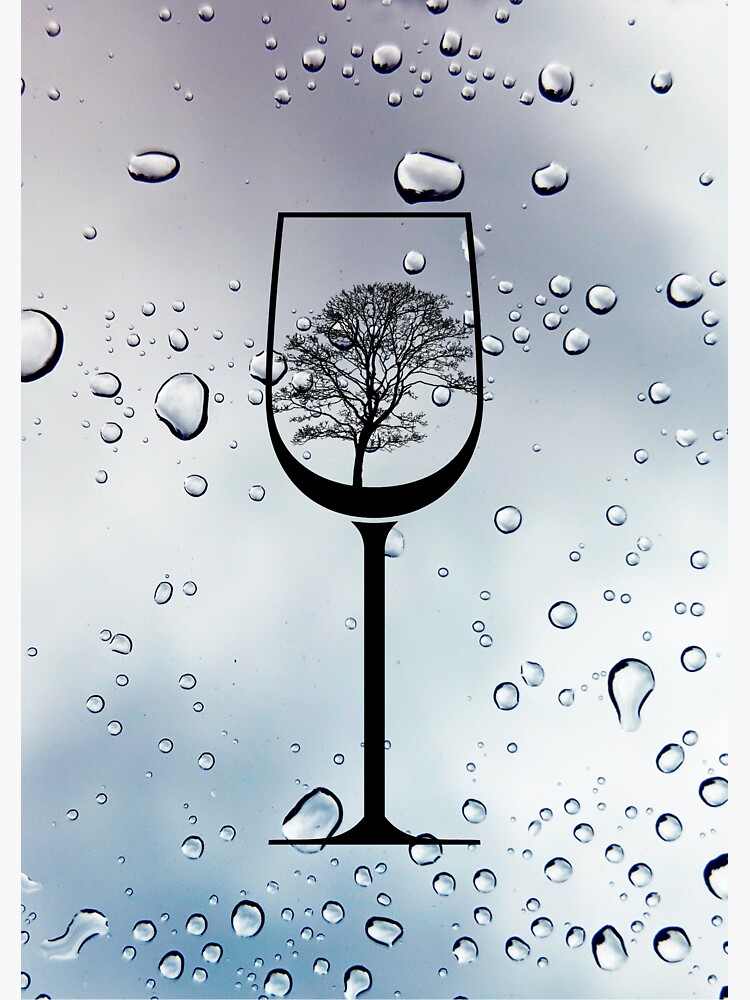 "Tree in glass" Sticker for Sale by TsukuYummy | Redbubble