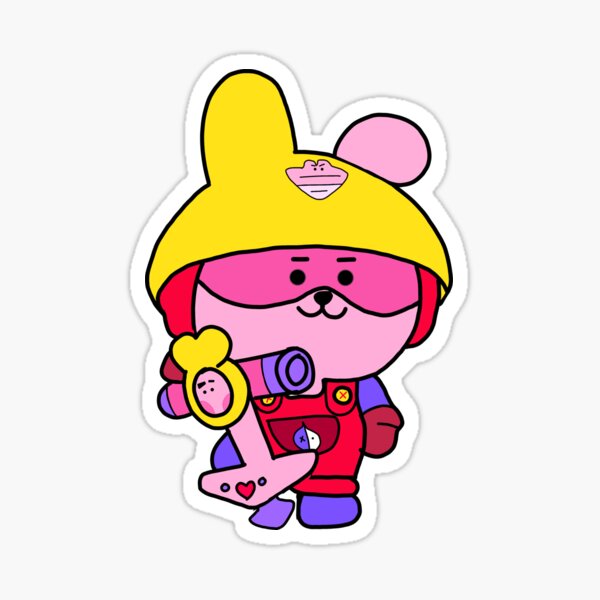 "BT21 Cooky" Sticker for Sale by Color-Toonix | Redbubble