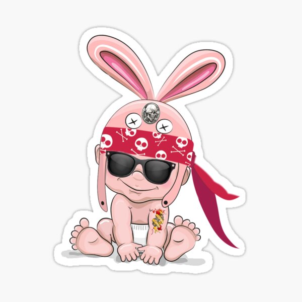 "CUTE BABY RIDER" Sticker for Sale by TSHIRTartCLUB | Redbubble