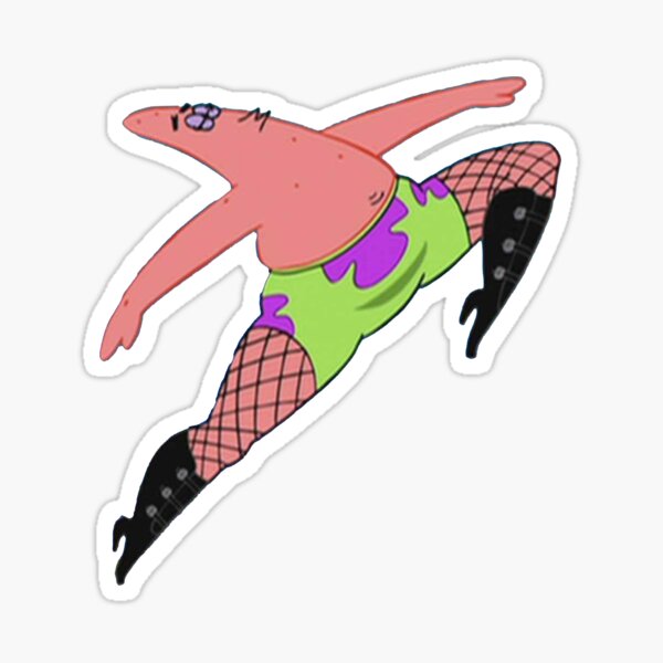 "Patrick Star Boots Patrick in Heels" Sticker for Sale by pascaraul ...