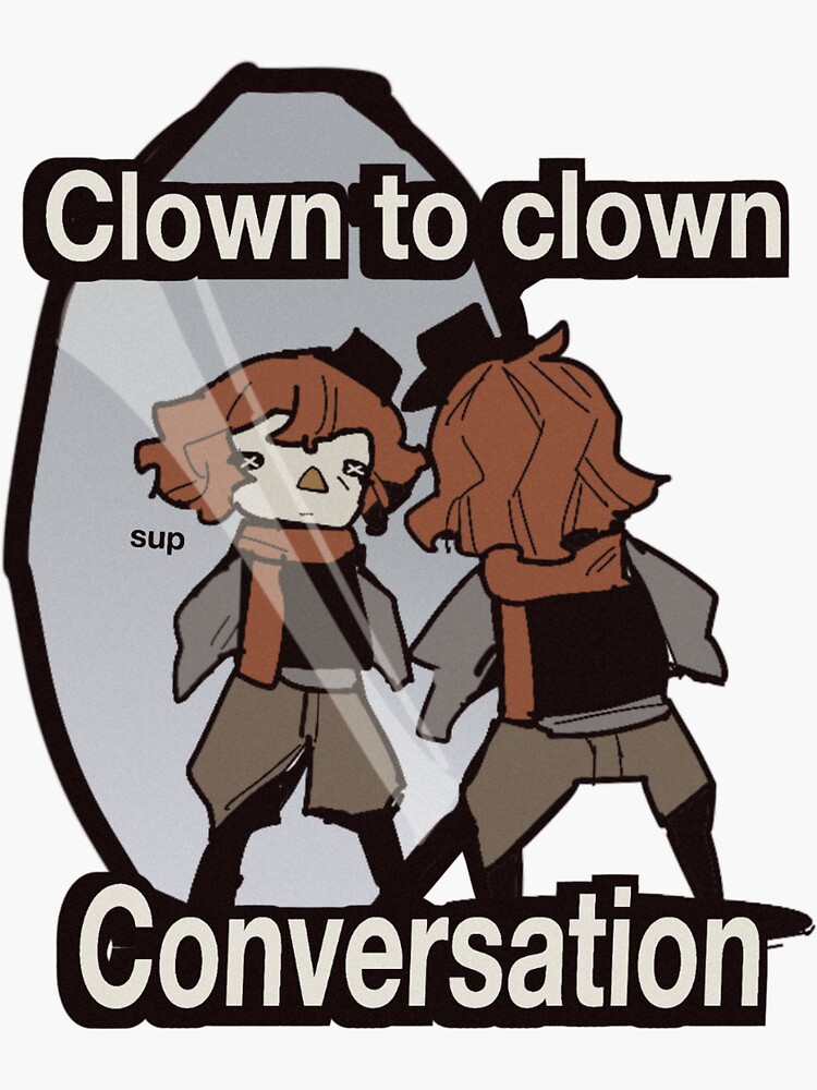 "Idv Weeping clown" Sticker for Sale by Rain5rain5 | Redbubble