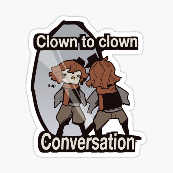 "Idv Weeping clown" Sticker for Sale by Rain5rain5 | Redbubble