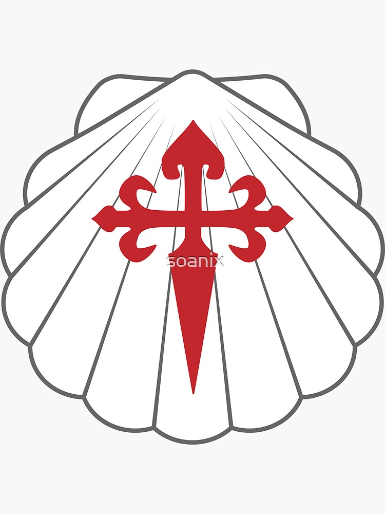 "Shell of Saint James" Sticker by soanix | Redbubble