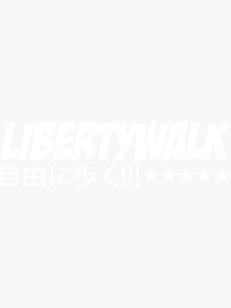 "Liberty Walk Logo With Japanese Characters Classic " Sticker for Sale ...
