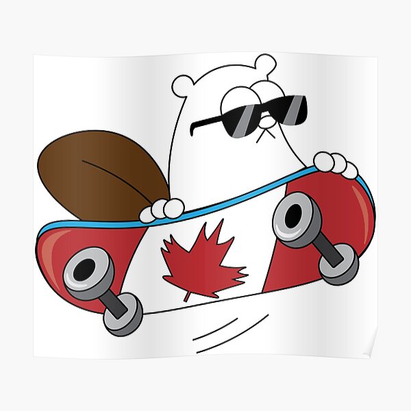 "Basic Beaver On Board" Poster for Sale by Baffled-Beaver | Redbubble