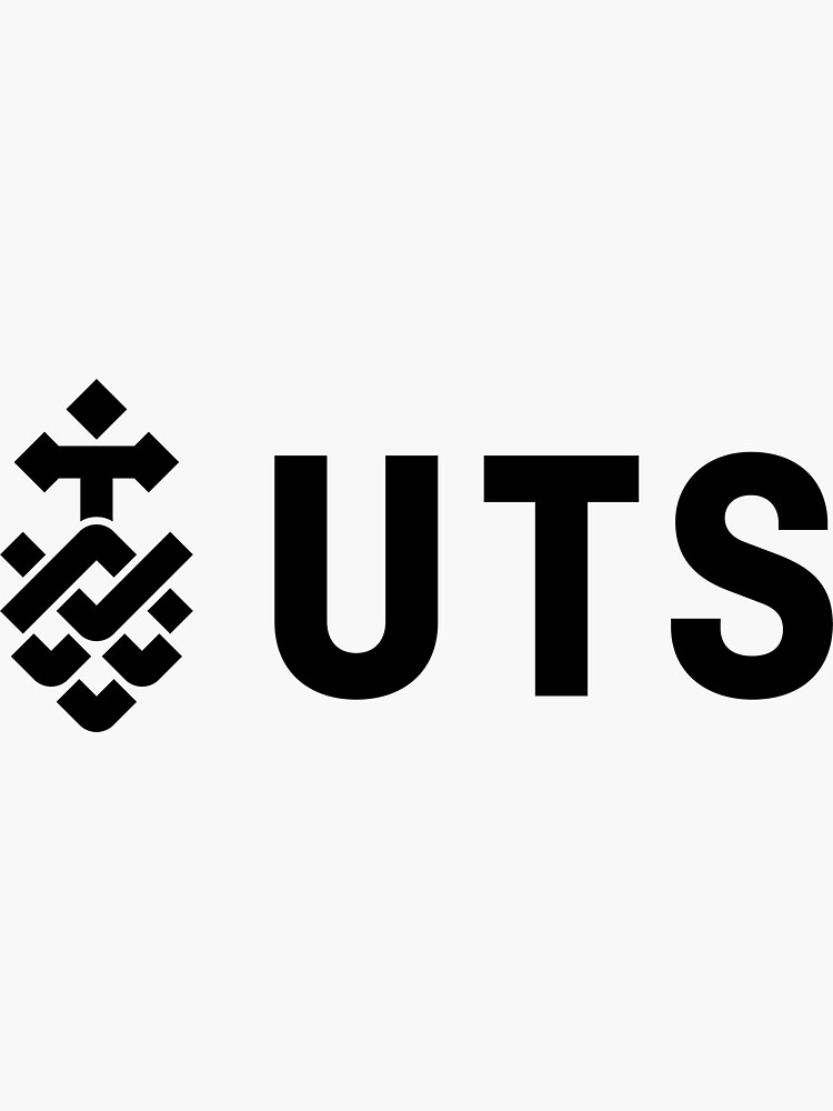 "UTS Technology Sydney" Sticker for Sale by elisderas | Redbubble