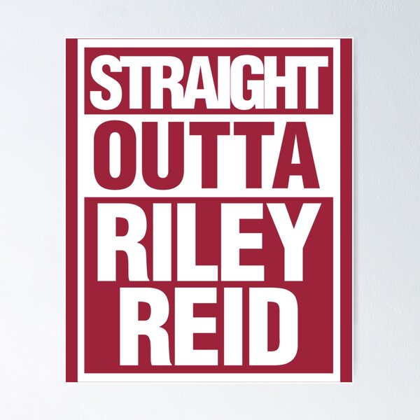"Straight Outta Riley Reid Black and White " Poster for Sale by ...