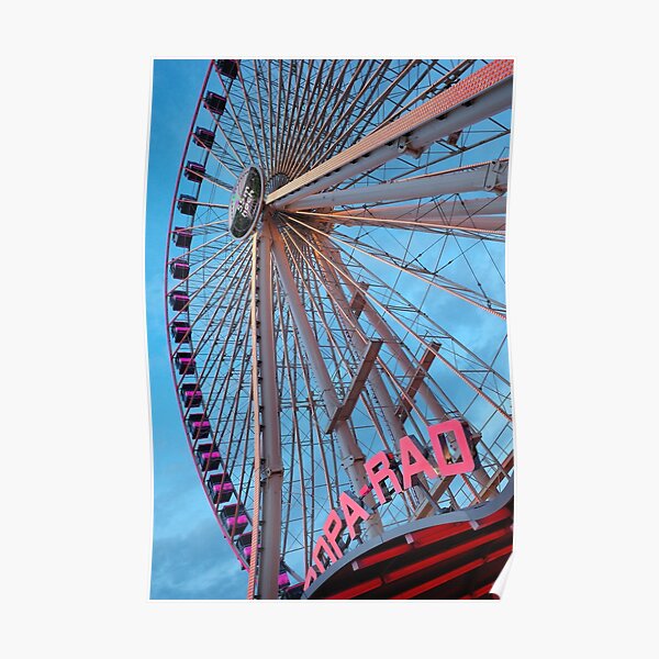 "Ferris wheel (colored)" Poster for Sale by Alteki | Redbubble
