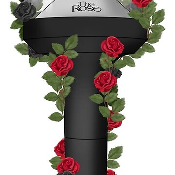 "The rose Lightstick" Sticker for Sale by RetroAttic | Redbubble