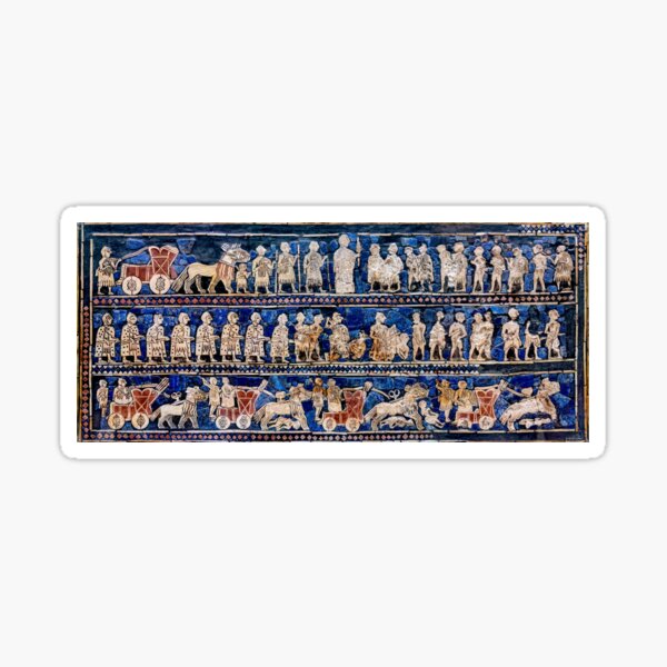 "Standard of Ur" Sticker for Sale by WWestmoreland | Redbubble