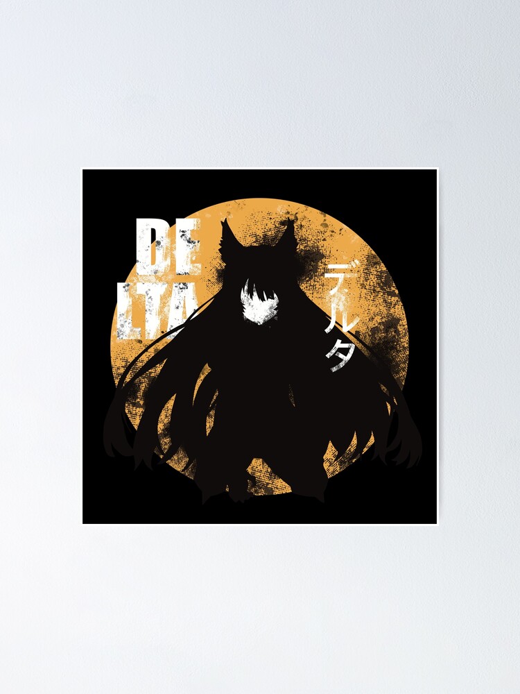 "The Eminence in Shadow Delta in Vintage Distressed Minimalist Anime ...