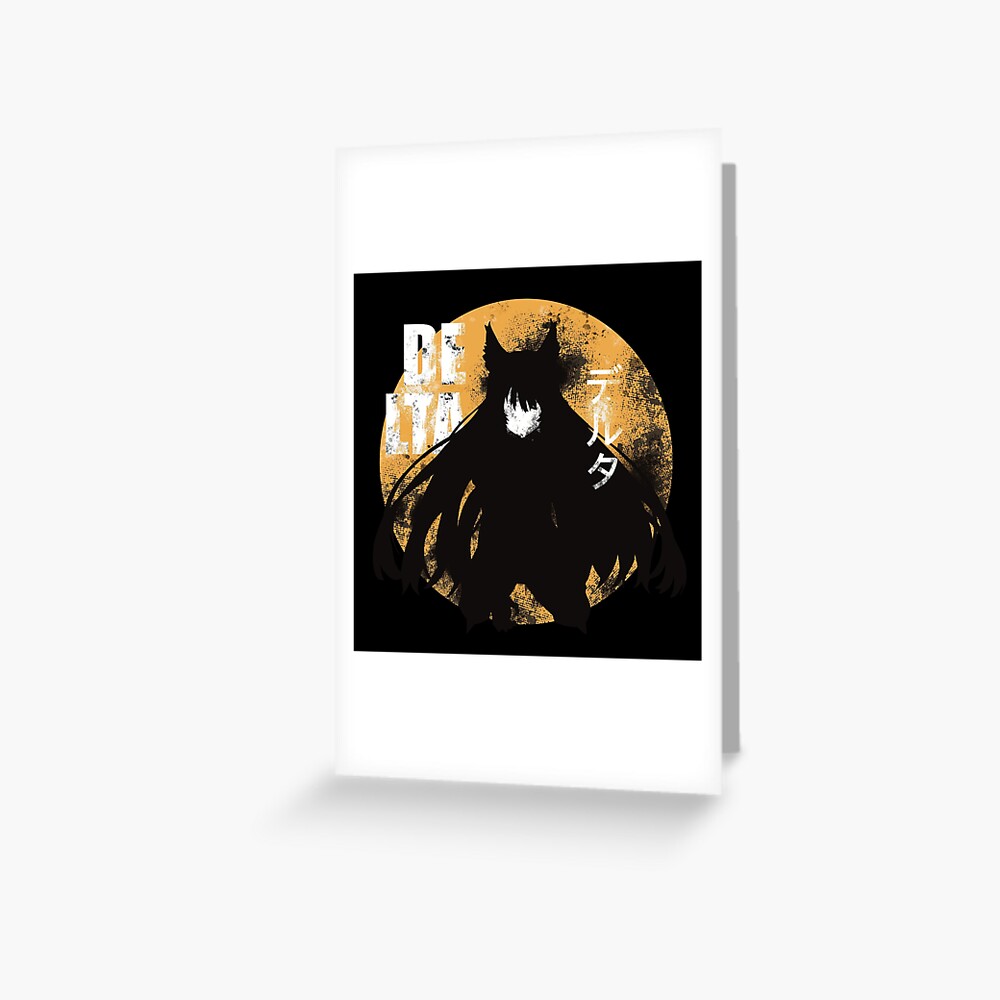 "The Eminence in Shadow Delta in Vintage Distressed Minimalist Anime ...