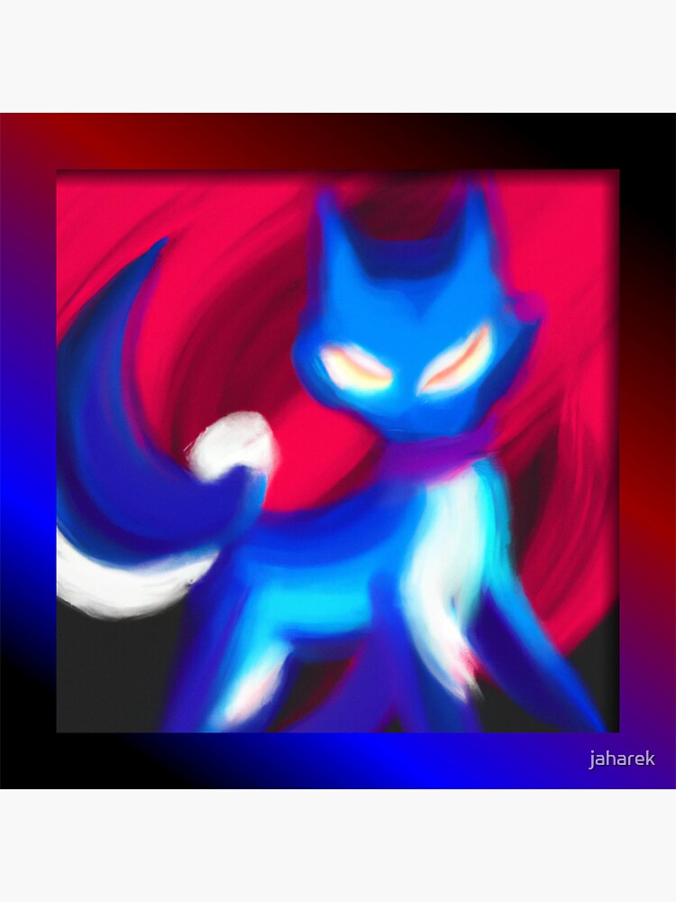 "Art of A.I. A cat" Sticker for Sale by jaharek | Redbubble