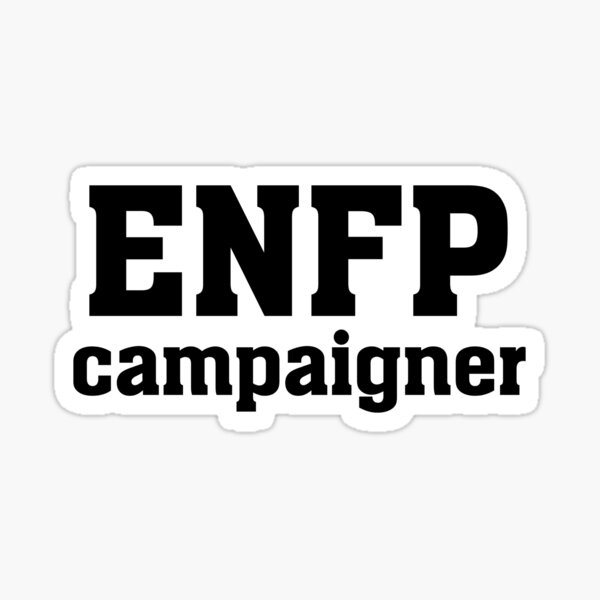 "ENFP- Myers Briggs - 16 Personality Types" Sticker for Sale by ...
