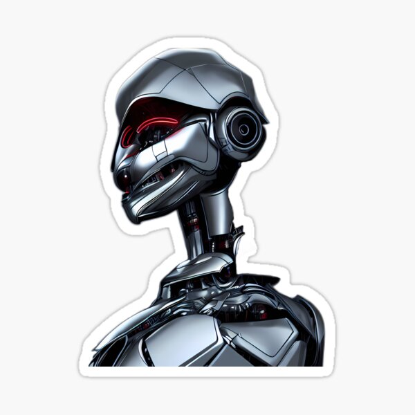 "Animal Face Robot (Color, sticker, Portrait Half Body, Tall Image ...