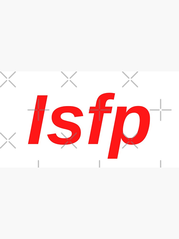 "ISFP" Sticker for Sale by Typify | Redbubble