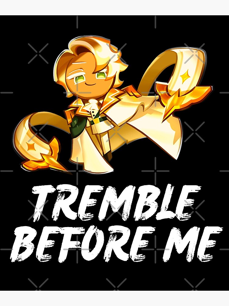 "Cream Cookie Tremble Before Me" Poster for Sale by Roubika | Redbubble
