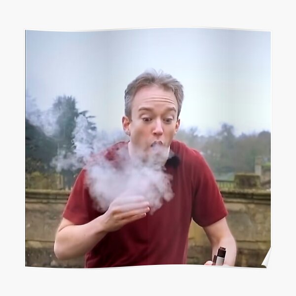 "tom scott vaping meme" Poster for Sale by michaalec | Redbubble