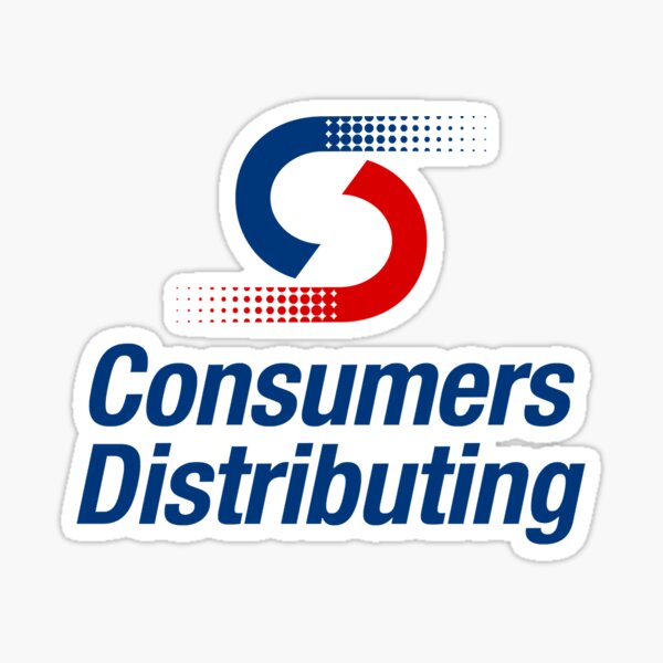 "Consumers Distributing Logo" Sticker for Sale by sideshowsam | Redbubble