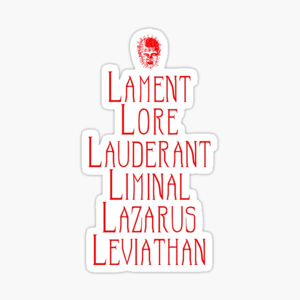 Stages Of Lament Sticker For Sale By Charlie Cat Redbubble