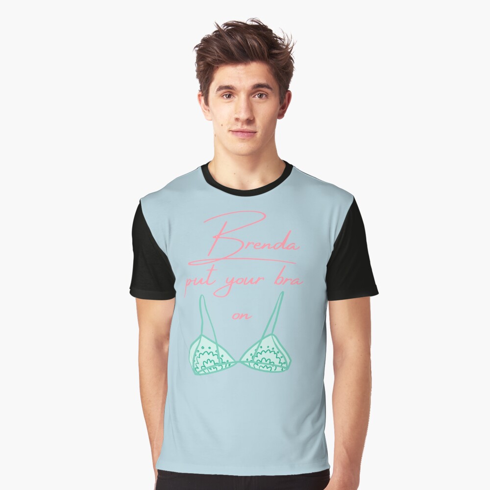 "Brenda Put Your Bra On" Sticker for Sale by baldbird | Redbubble